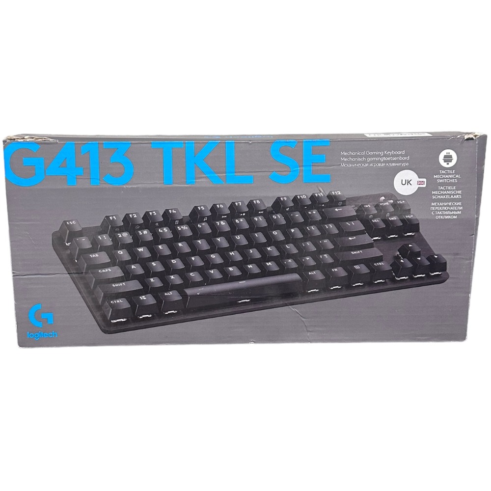 Pre-owned Boxed: Logitech G413 TKL SE Mechanical Gaming Keyboard - Own4Less